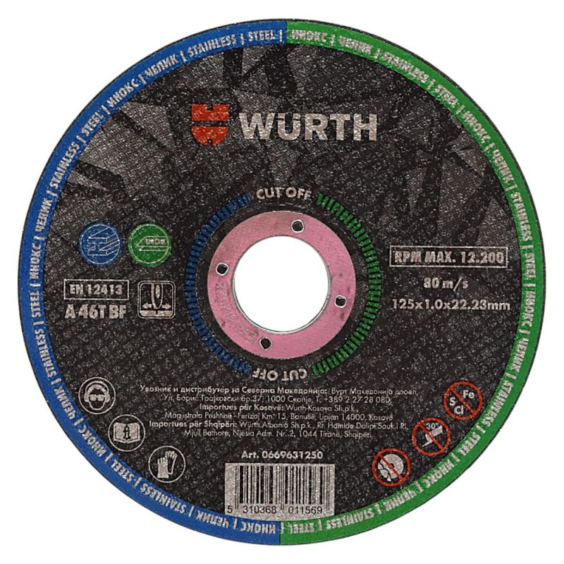 Cutting disc for stainless steel-CUT OFF-125x1.0mm | Megatek