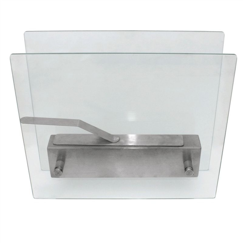 Oxhak me etanol 30x10x35cm, materiali inox+ xham | Megatek