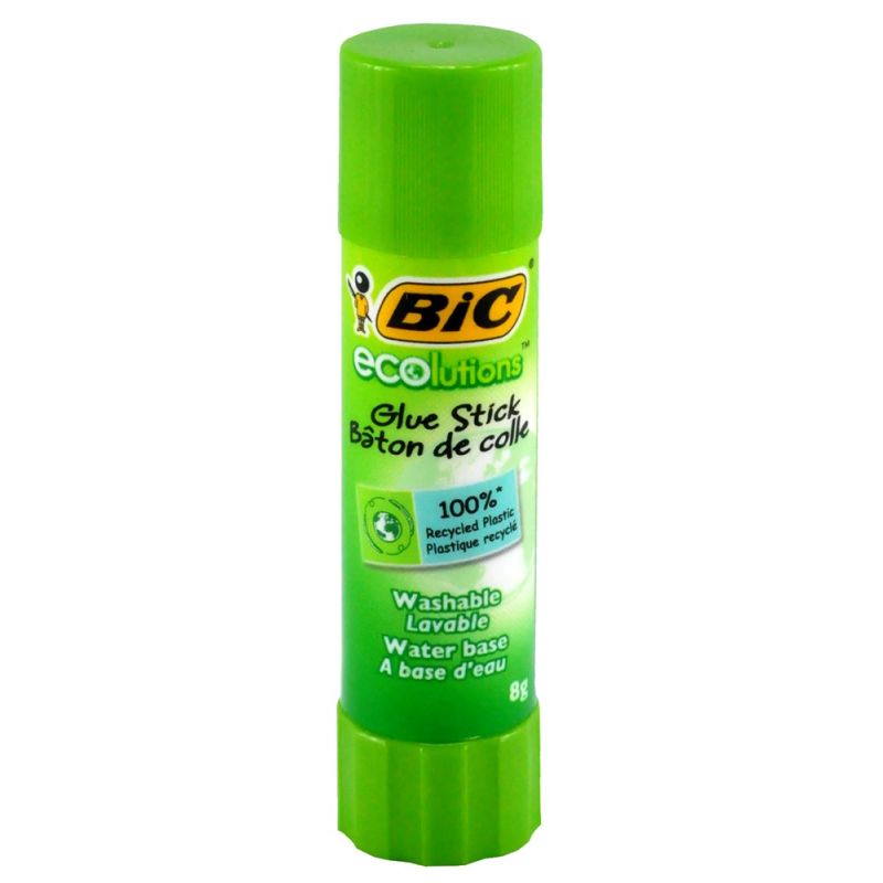 Glue stick, Ecolutions, Bic, plastic, 8 g, green, 1 piece