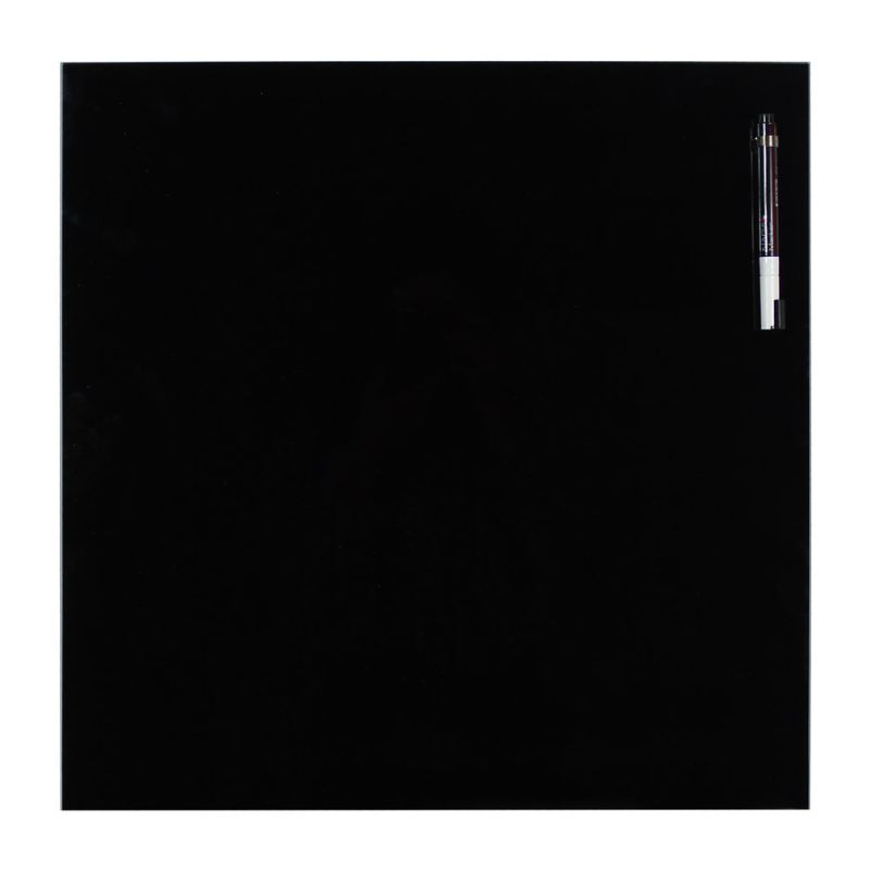 Magnetic galss board 100x100 black | Megatek
