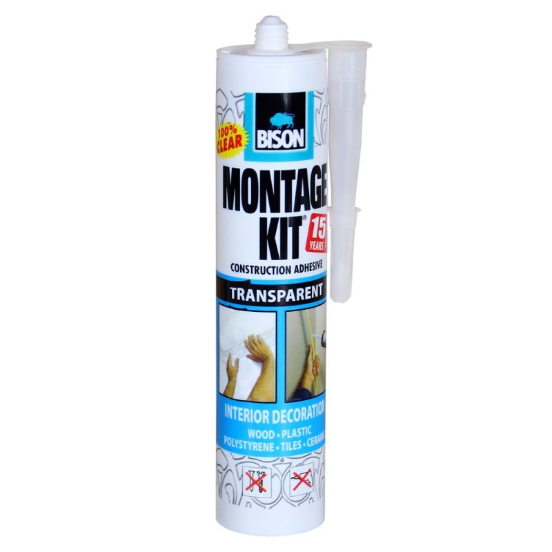 Montagekit Crystal clear 310g | Megatek