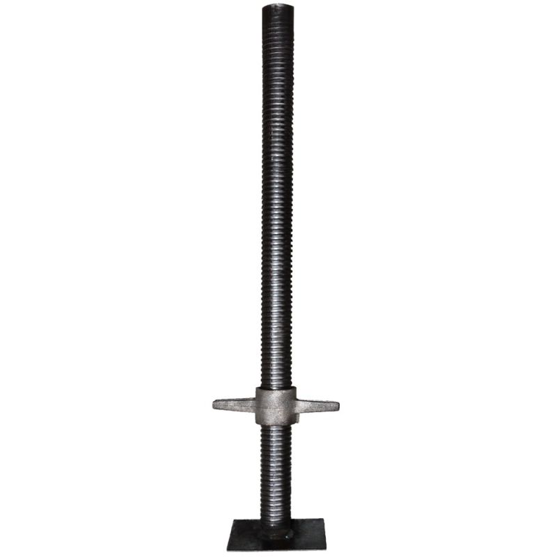 Scaffold adjustable leveling leg 0.7m, 12x12cm | Megatek