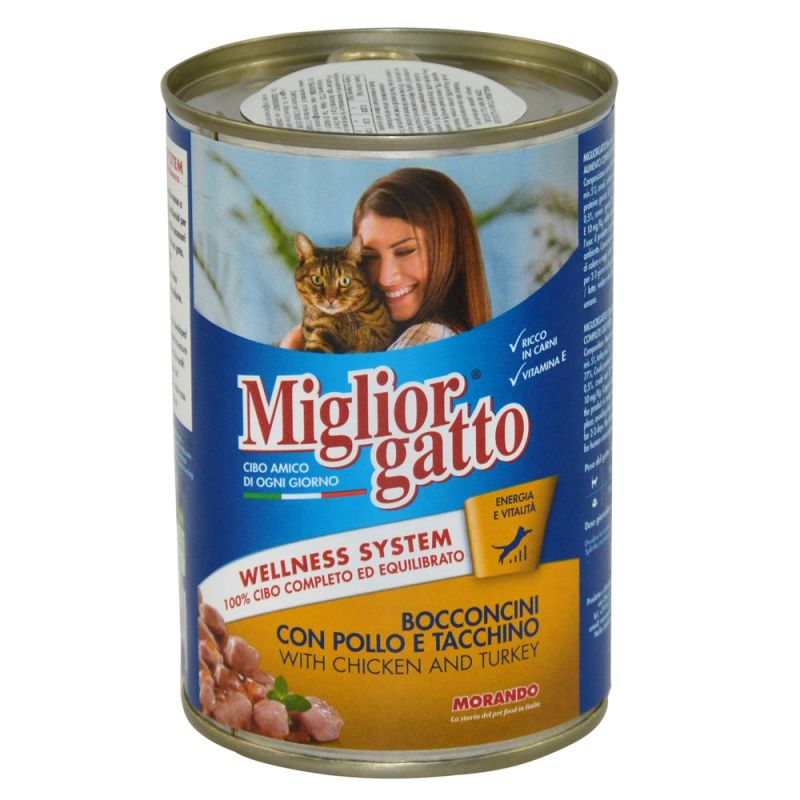 Cat food, Miglior Gatto, 405gr, with chicken and turkey | Me