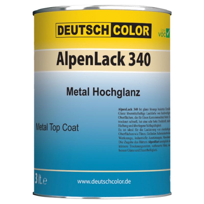 Boje vaji, Alpen Lack 340, 0.75L, gri e ndezur | Megatek