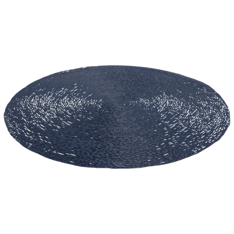 Table mat, plastic, blue color, D35 cm | Megatek
