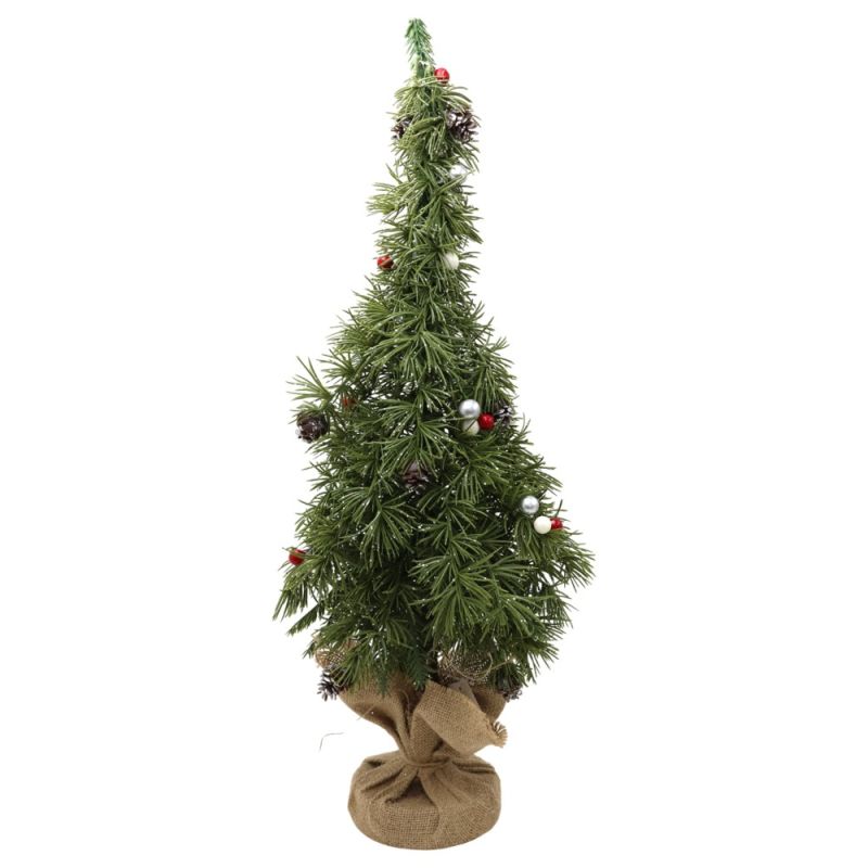 Small Christmas tree, green color with glitter, 50 cm | Mega