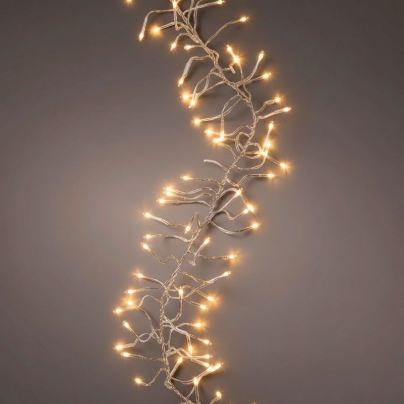 Decorative lighting string, LED, 1128L, 10.5m, static, warm