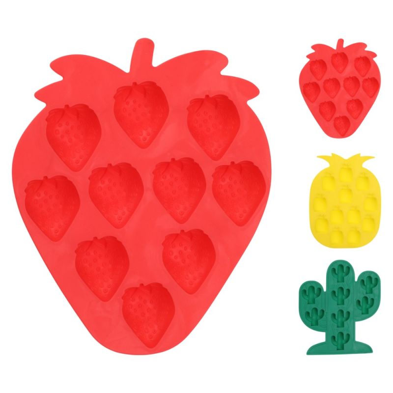 Ice cubes mould, TPE, assorted colors, 18 x 25 x H 2 cm | Me