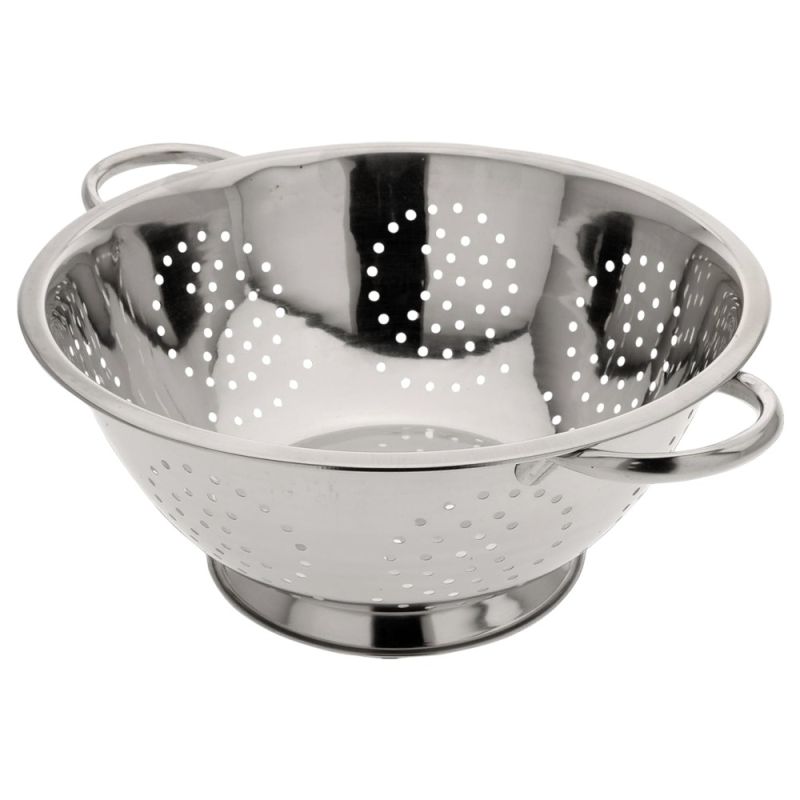 Pasta colander, stainless steel, silver color, Dia. 29 x H 1