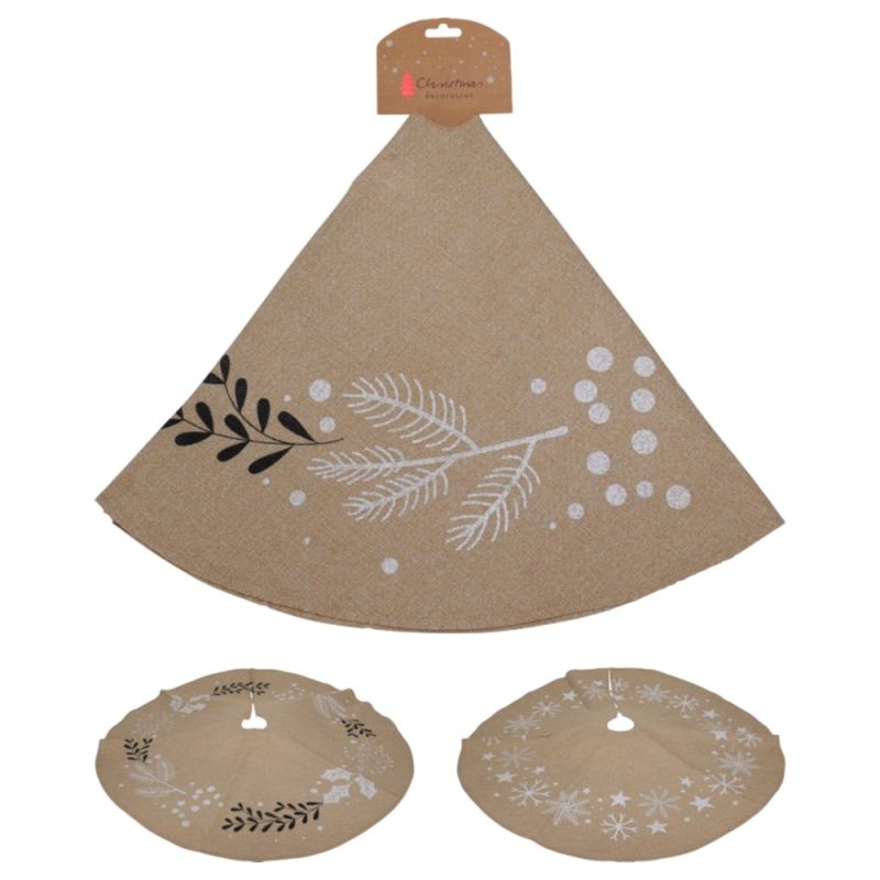 Tree base, textile, natural color, 90 cm | Megatek