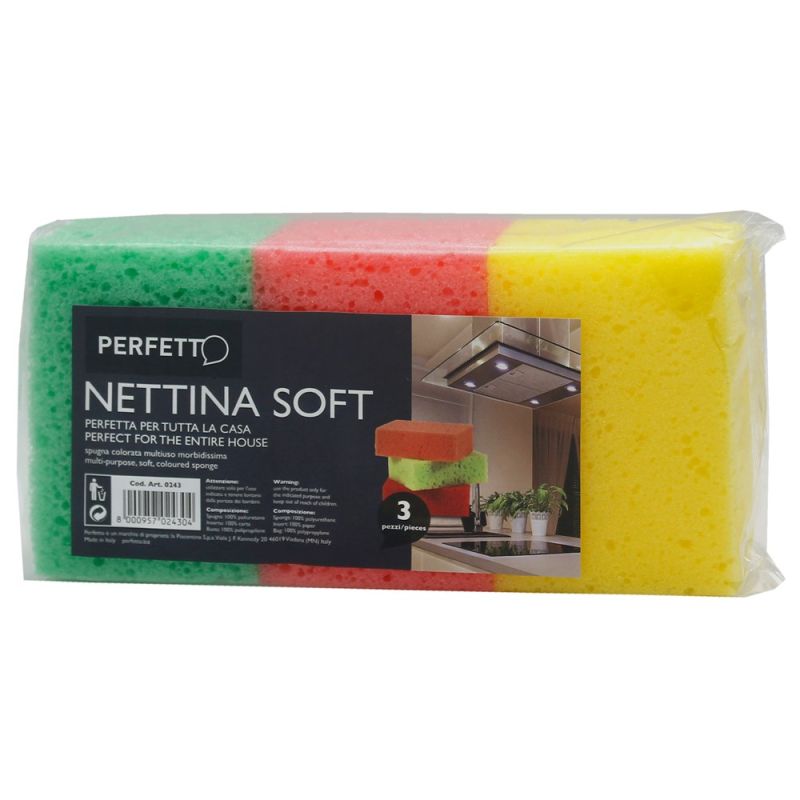 Sfungjer pastrimi, Perfetto , sfungjer, mikse, 3 copë, 1 pa