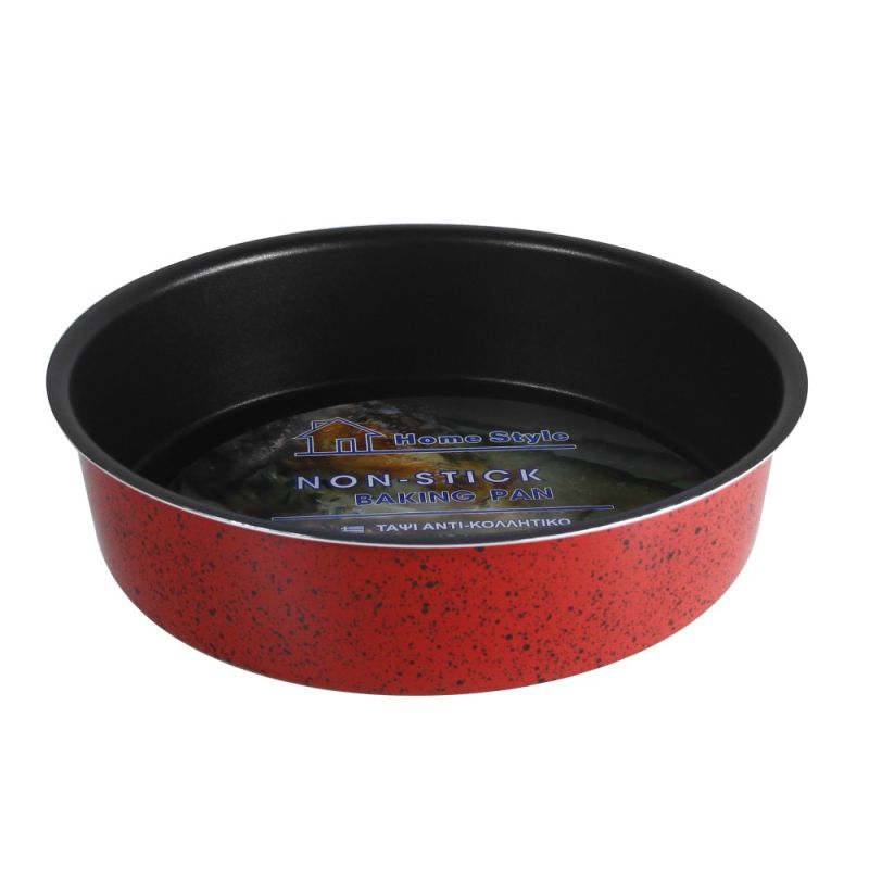 Non-stick oven plate, Size: 22 ? 1,2 mm Color: red | Megatek