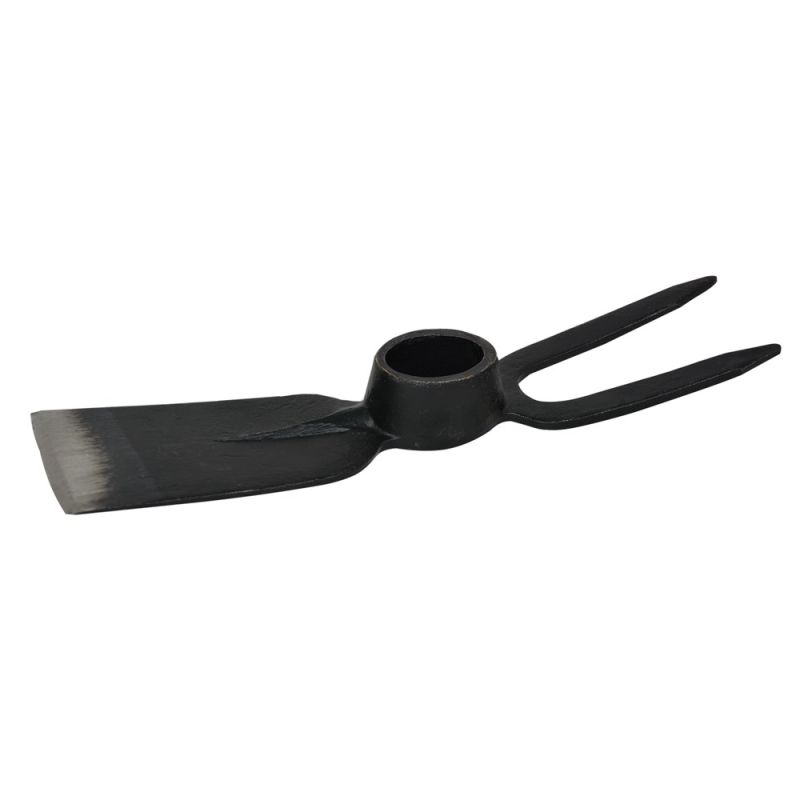 Garden hoe with two teeth, forged steel, 400 gr | Megatek