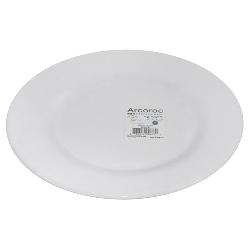 Dessert plate, Size: 20 cm Color: White, Material: Porcelain