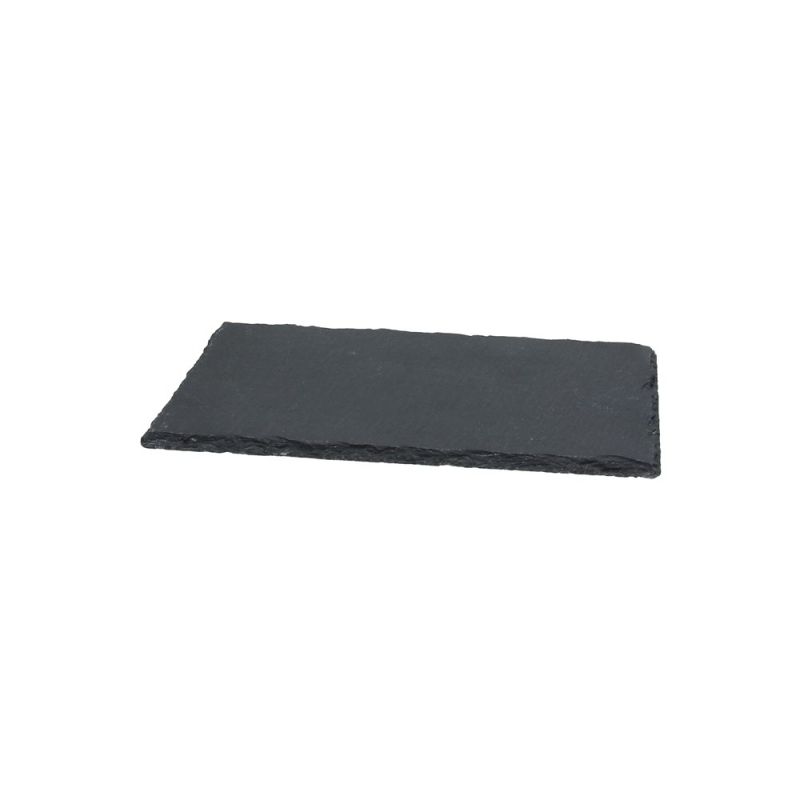 Flat slate, Size: 26x15 cm, Color: Black, Material: Stone
