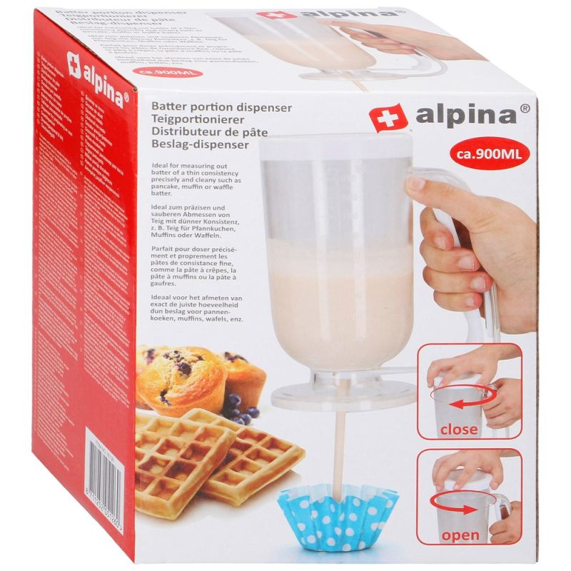 Batter portion dispenser, Alpina, 900 ml, 10x20 cm | Megatek