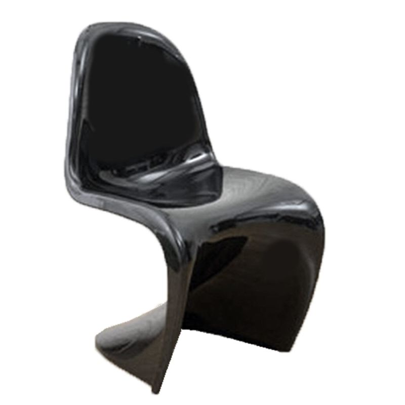 Monarch chair, black, plastic, single body | Megatek