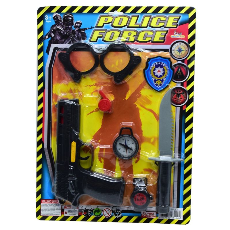 Set with police equipment, for children, Police Force, plast
