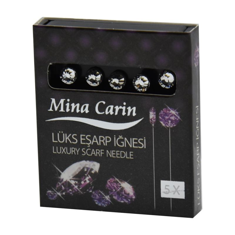 Kapëse dekorative për shami apo shall, Mina Carin, metal dhe