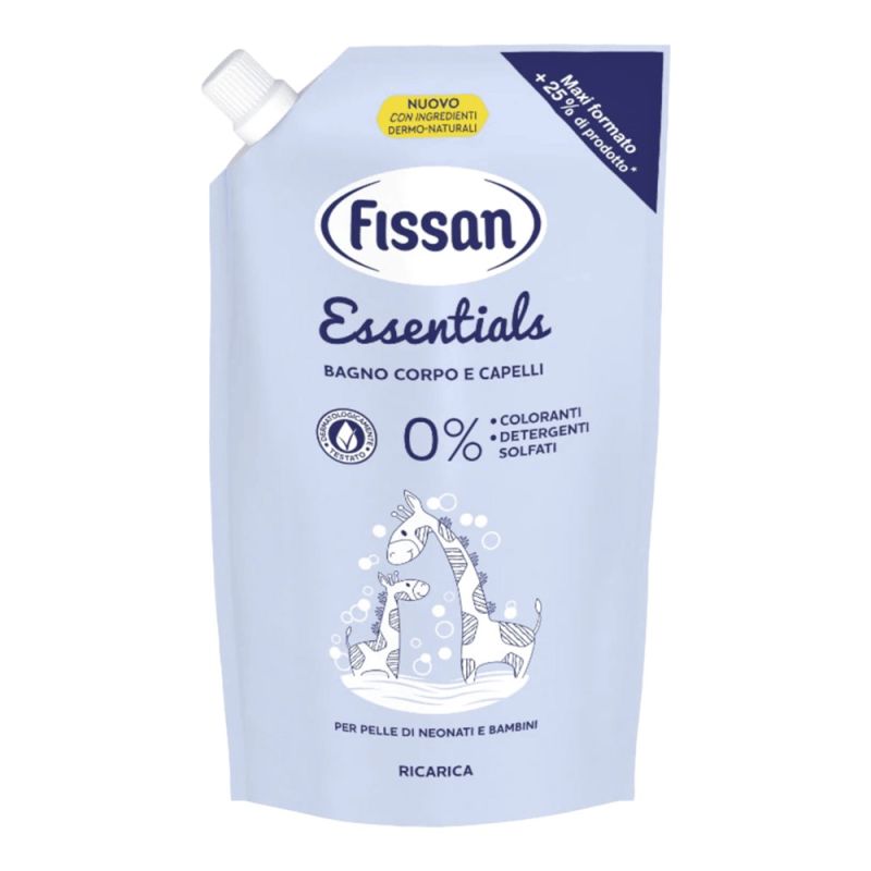 Children's shampoo, for hair and body, anti-allergic, Fissan