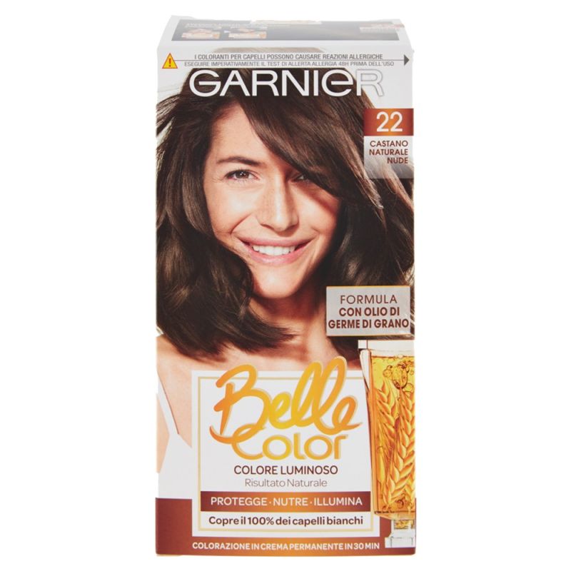 Black hair dye 022, Belle Color, Garnier, plastic, 140 ml, b