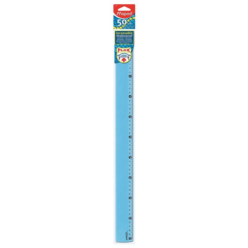 Elastic ruler. 50 cm. transparent | Megatek