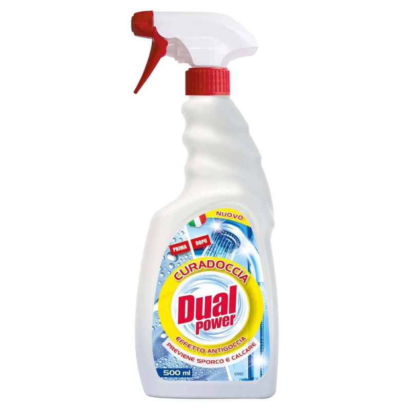 Anti-scale spray detergent, Dual Power, plastic, 500 ml, whi