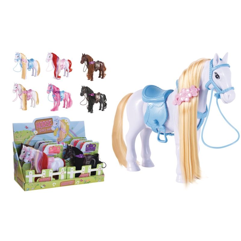 Toy for children, Pony, Plastic, Mixed, 17cm, 1 piece | Mega