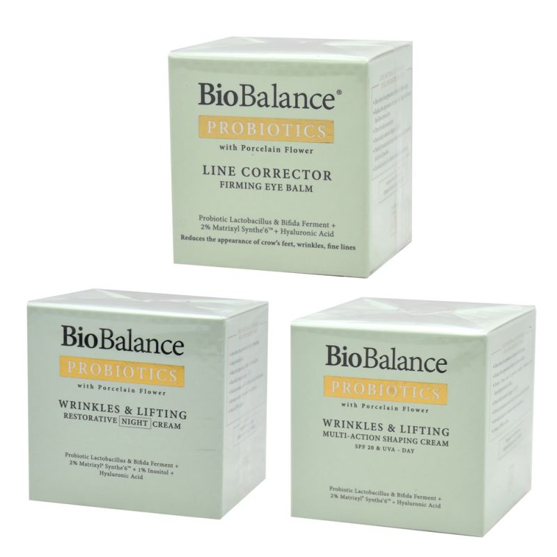 Biobalance face set, day cream, night cream 50 ml, eye conce