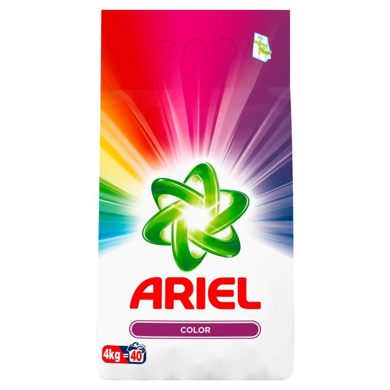 Ariel Color powder detergent, 40 washes, 4 kg | Megatek