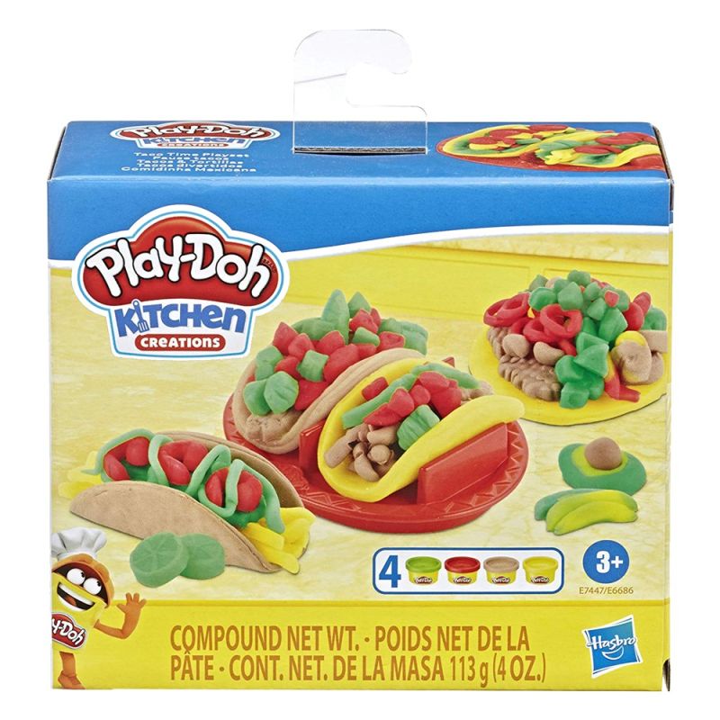 Set of plasteline and shapes, Taco Time, Kitchen Creations,