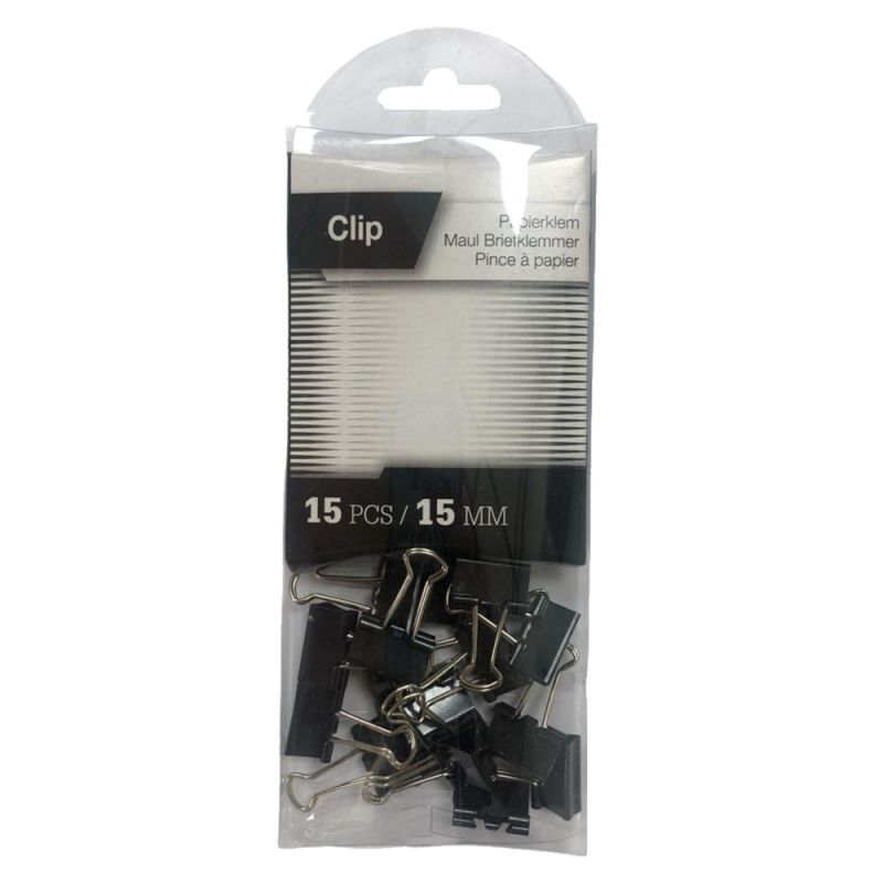 Paper clips. 15 mm. 30 pieces. metal. 1 pack | Megatek