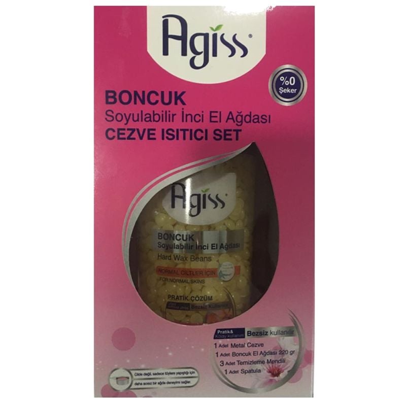 Waxing set, with wax, 3 parts, Agiss | Megatek