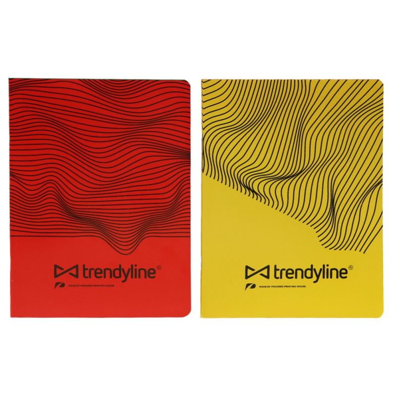 Fletore, A5, 52 fletë, me vija, trandy line, 1 copë | Megate