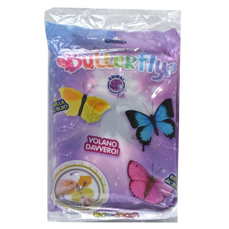 Toy for children, dexy flying butterfly, mix, 17 cm, 1 piece
