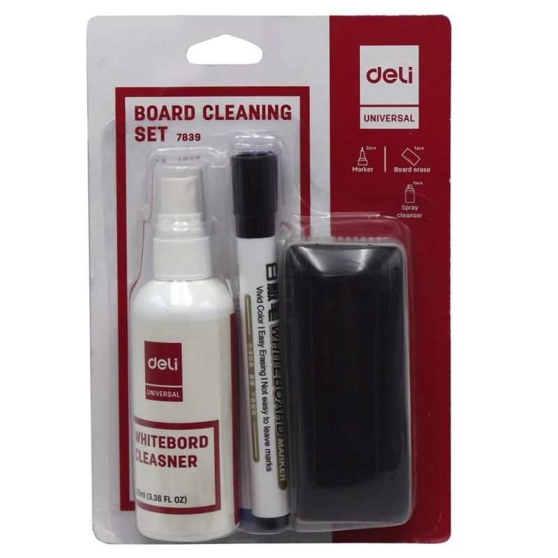 Board cleaning fluid + board cleaner + markers Deli | Megate