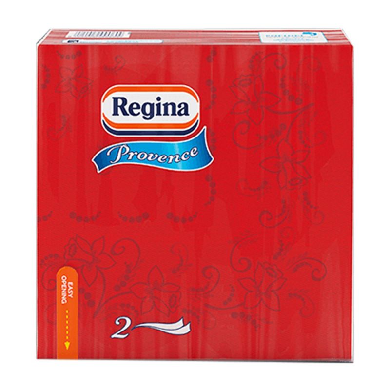 Paper napkins, Regina Provence, red, 38x38cm, 44 sheets | Me