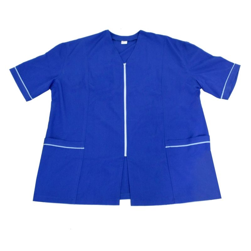 Sanitary apron, with chain, polyester, blue, XL, 1 piece | M