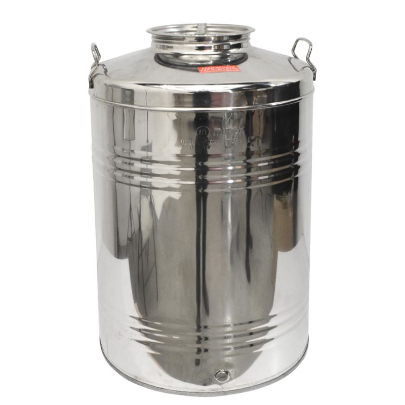Stainless steel can, for oil, 100 lt, 1 piece | Megatek