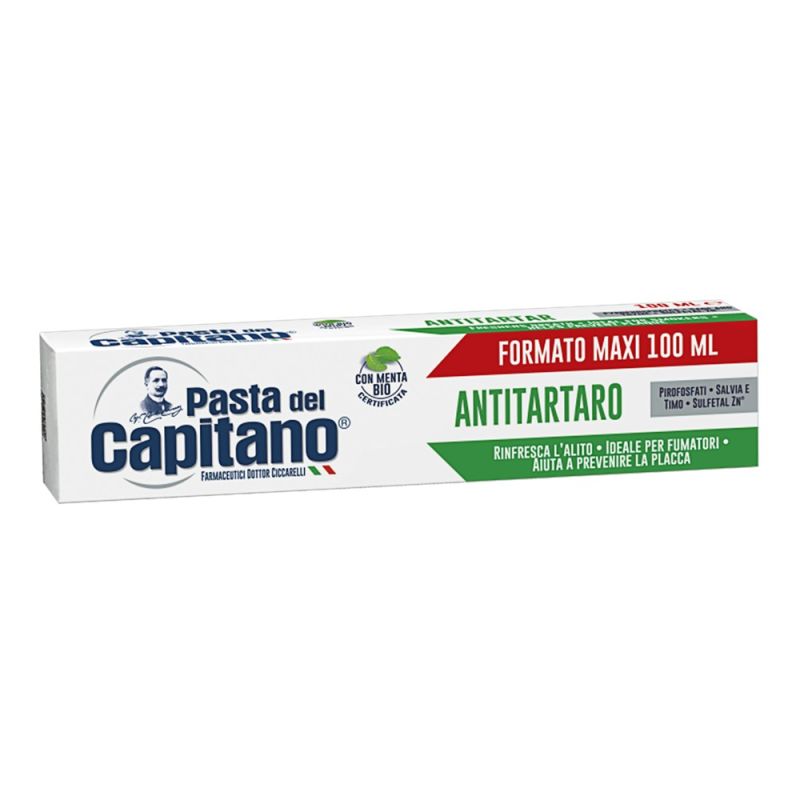 Toothpaste for protection against calculus, Pasta del capita