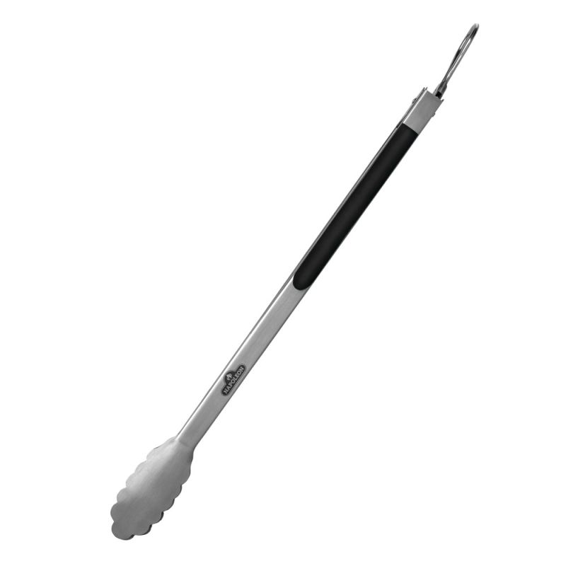 Kapëse për barbekju, Napoleon, inoks, gri dhe e zeze, 40 cm,