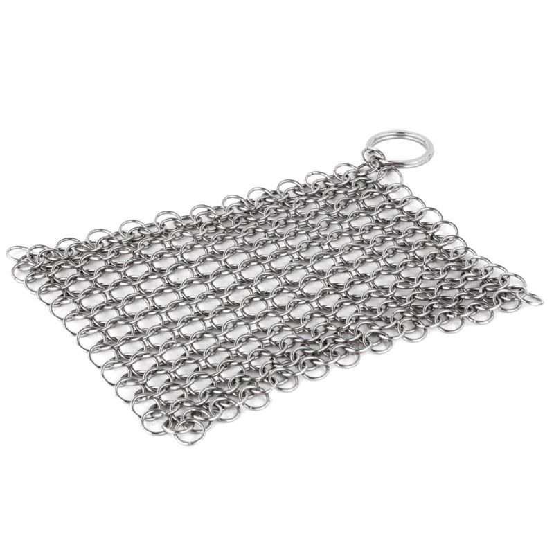 Chain mail cleaner for cast & wronght iron, 12x12cm | Megate