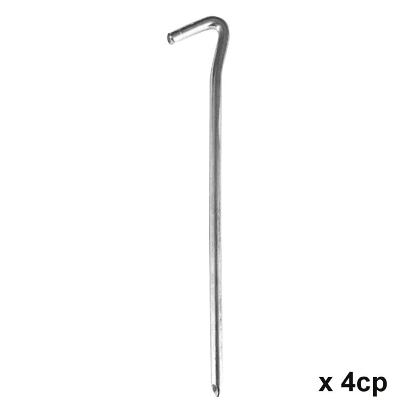 Fiksues metalik për tendë kampingu, Escape, 23 cm, 4 copë