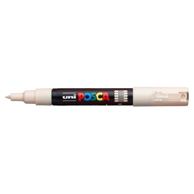 Water-based marker, UNI POSCA, PC-1M, Beige, 1 piece | Megat