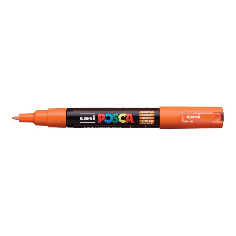 Water-based marker, UNI POSCA, PC-1M, Orange, 1 piece | Mega