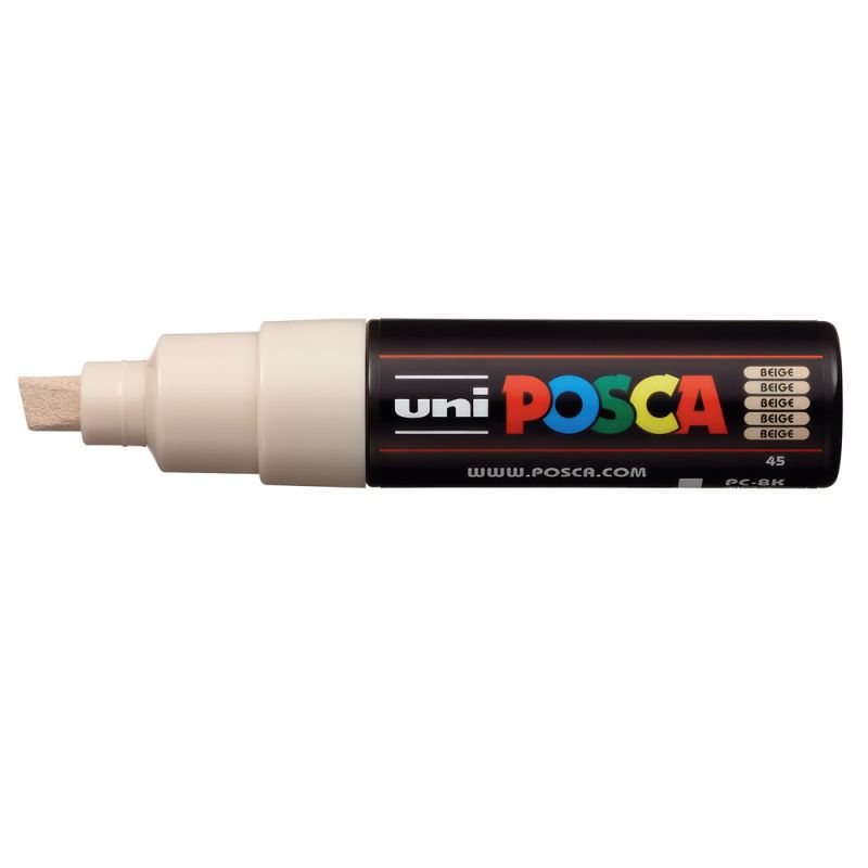 Water-based marker, UNI POSCA, PC-8K, Beige, 1 piece | Megat