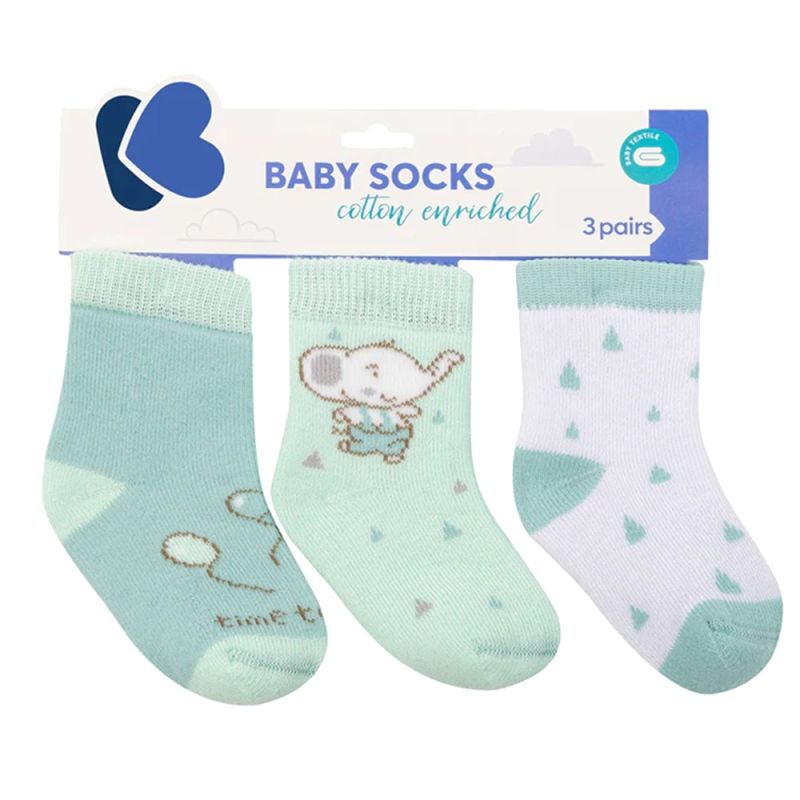 Corape për fëmijë, Kikka boo, pambuk, 1-2 vjec, mente, 3 pal