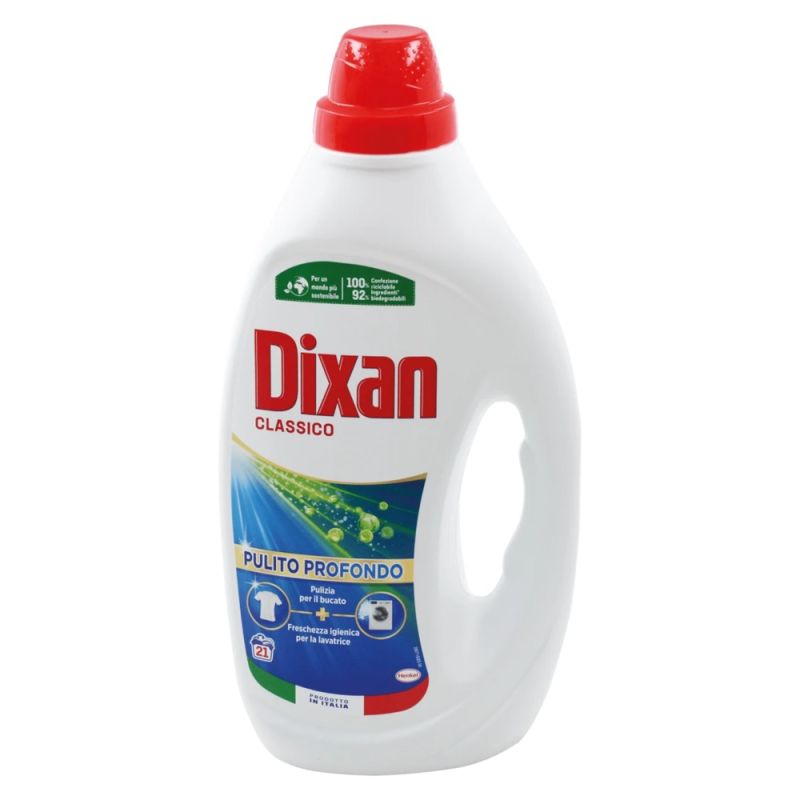 Liquid laundry detergent, Dixan, Classico, 945 ml, 21 washes