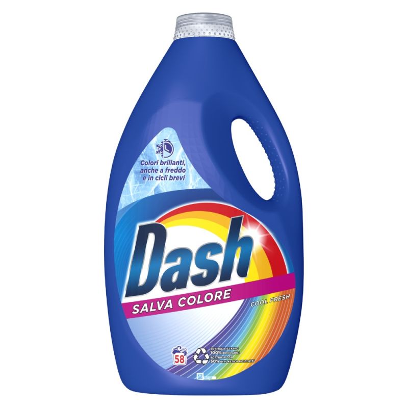 Liquid laundry detergent, Dash, Salva colore, 58 washes, 1 p