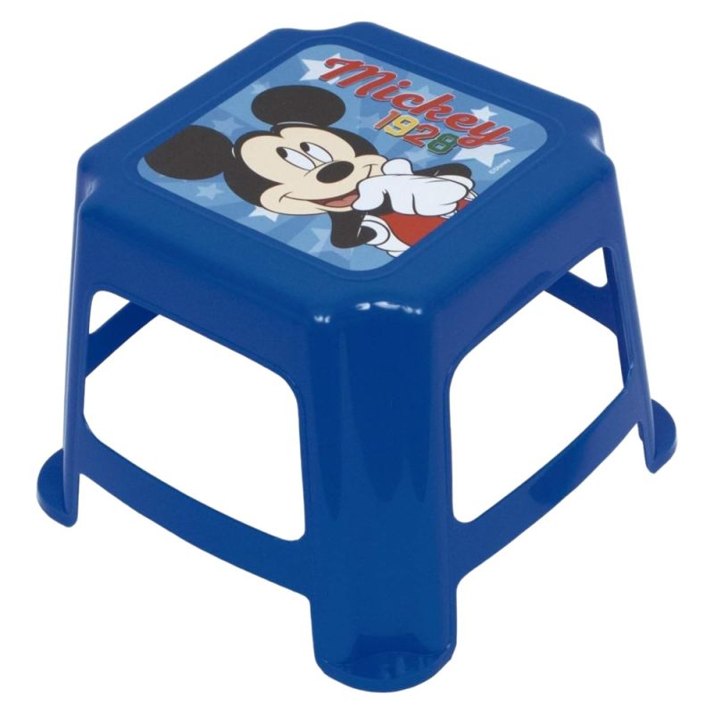 Bench for children, Mickey Mouse, plastic, 27x27x21 cm, blue